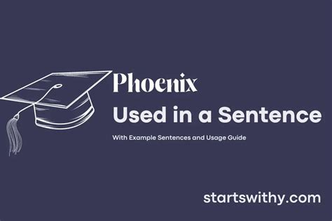PHOENIX In A Sentence Examples 21 Ways To Use Phoenix