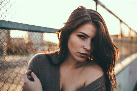 Face Women Outdoors Women Model Portrait Long Hair Urban