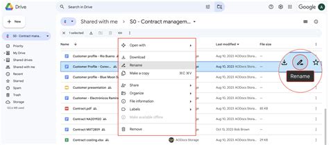 Rename Files And Folders In Secured Folders Aodocs Knowledge Base