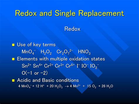 Net Ionic Equations Double Replacement Redox Single Replacement Ppt
