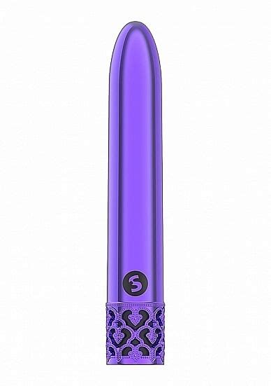 Royal Gems Shiny Purple Abs Bullet Rechargeable