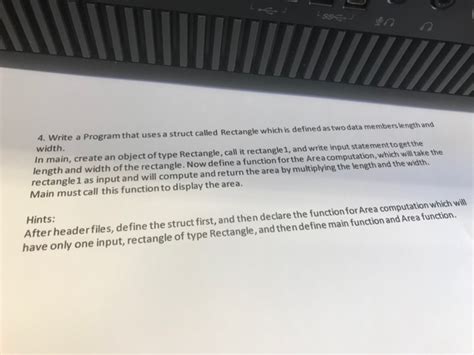 Solved 4 Write A Program That Uses A Struct Called