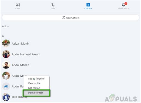How To Delete Skype Contacts