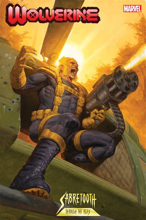 Wolverine 49 Em Gist Sabretooth Cover Fresh Comics