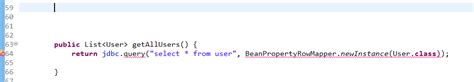 Java In The Type NamedParameterJdbcTemplate Is Not Applicable For The
