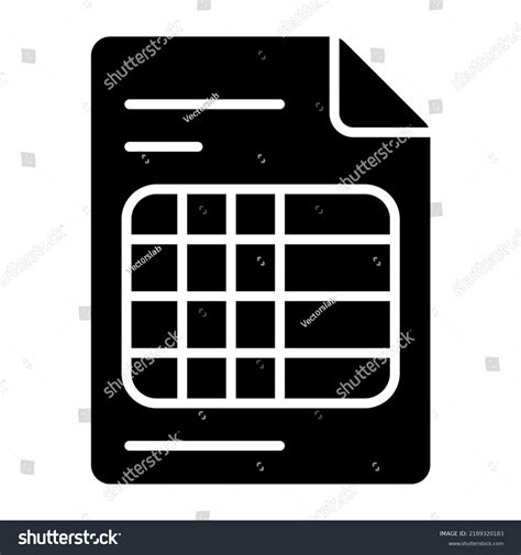 Excel Sheet Icon Editable Vector Stock Vector Royalty Free Shutterstock