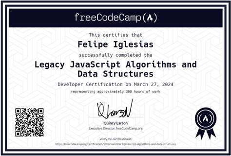 i m happy to share that i ve obtained a new certification javascript… felipe iglesias garcia