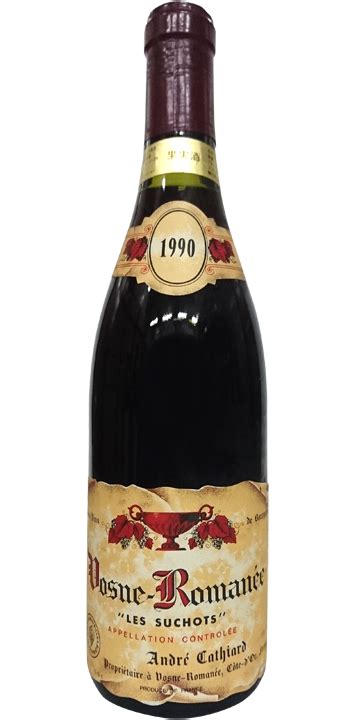 アンドレ・カティアール ヴォーヌ・ロマネ プルミエ・クリュ レ・スショ 1990 Wineオンラインストア