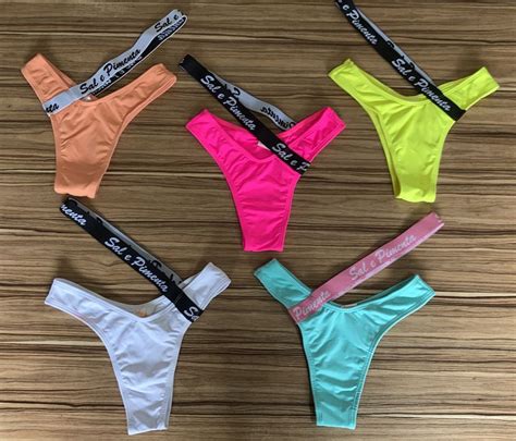 5 Partes De Baixo Do Biquíni Sal E Pimenta M Moda Praia Feminina Sal