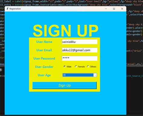 Registration System In Python With Source Code