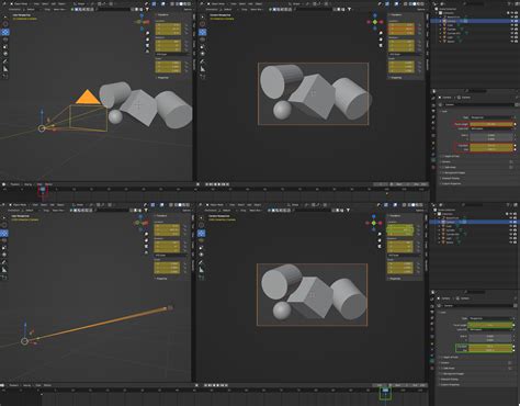 Python Is It Possible To Get Orthographic Effect For 1 Mesh While