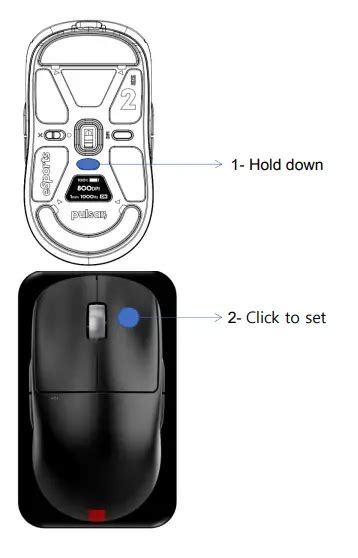 AplusX PX2AES21 X2A ES Wireless Gaming Mouse User Manual