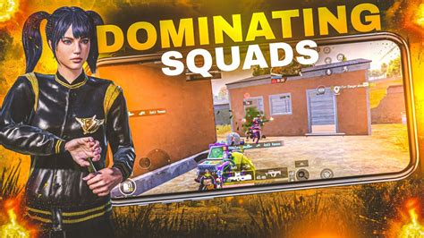 Dominating Agressive Squads 1v4 Clutch Gameplay Bgmi Youtube
