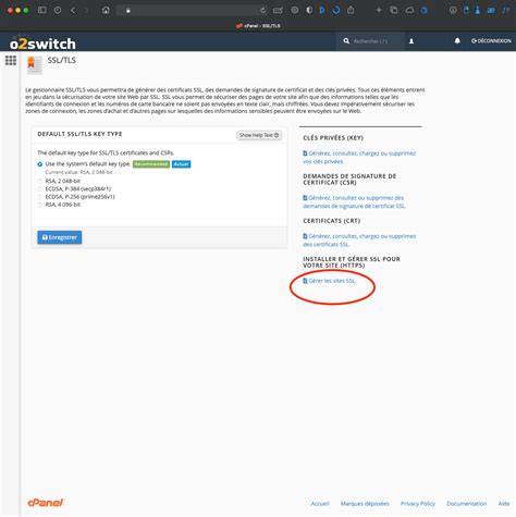 TUTO Certificat TLS SSL Let S Encrypt Le Retour Avec O2switch