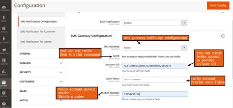 guide to configure sms notification in magento 2