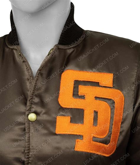 San Diego Padres Emma Stone Jacket Trendy Womens Bomber Jacket