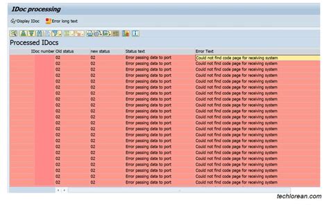 How To Resolve Sap Idoc Error Passing Data To Port Root Cause And