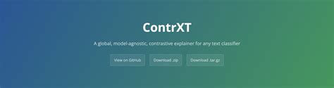 Contrastive Explanations Of Text Classifiers In Few Lines Of Code
