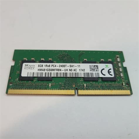 SK Hynix 8GB DDR4 2400MHz SODIMM Laptop Ram Memory | HMA81GS6MFR8N-UH ...