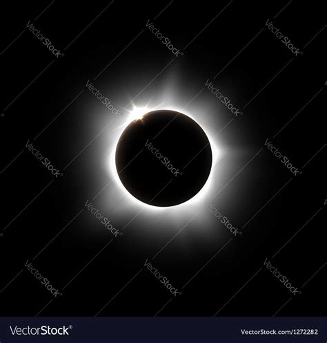 Solar Eclipse Royalty Free Vector Image Vectorstock
