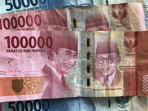 Indonesian Rupiah Money For Background Series Of Indonesian Rupiah