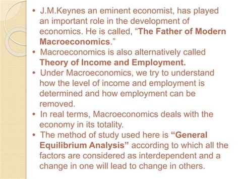 Unit 1 Introduction Macroeconomics Ppt