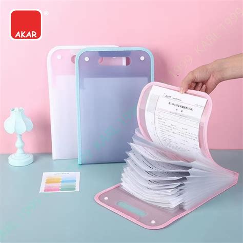 tuisyen expanding file a4 button file document holder storage