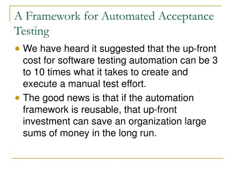 Ppt Importance Of Acceptance Testing For Effective Software Development Powerpoint