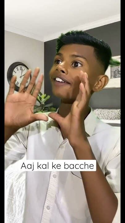 Aaj Kal Kr Bacche Viral Shorts Trending Youtubeshorts Comedy
