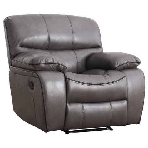 Latitude Run® 413wide Modern Comfortable Faux Leather Manual Handle