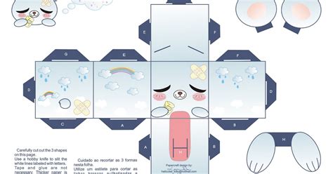 La Casita De Caro Osito Kawaii Papercraft