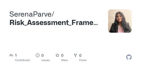 Github Serenaparveriskassessmentframeworkdharavi
