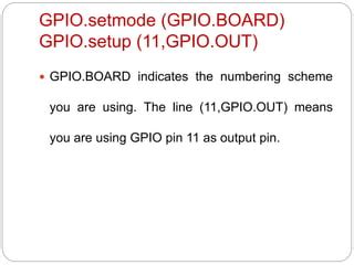 Raspberry Pi Led Blink PPTX