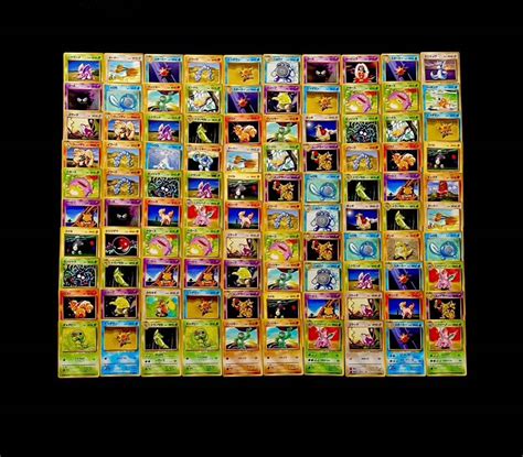 ② ポケモンカード 旧裏 初版 マークなし のみ まとめて 約100枚 まとめ 大量 貴重 当時品 旧裏面 ポケカ Pmcg 【buyee
