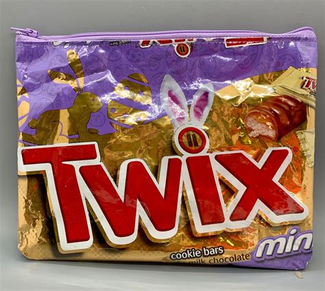 Twix Candy Wrapper Vinyl Bag Easter Candy Wrapper Bag Etsy
