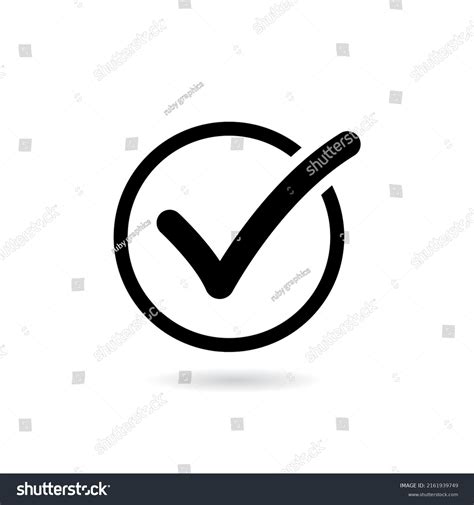 Check List Icon Check Mark Button Stock Vector Royalty Free Shutterstock