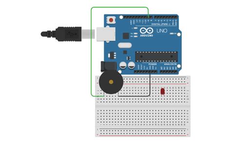 Circuit Design 蜂鳴器1 Tinkercad