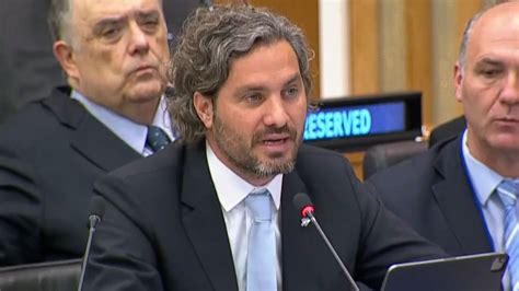 El Canciller Cafiero Reclamó En La Onu Por Malvinas Es Hora De Que El