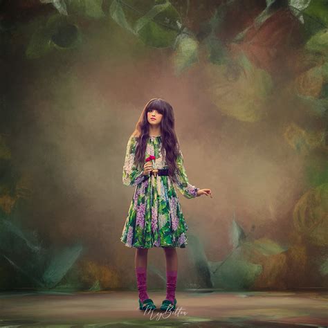 Digital Studio Backdrop Arch Of Greenery Meg Bitton Productions