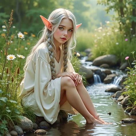 Download Ai Generated Elf Girl Royalty Free Stock Illustration Image