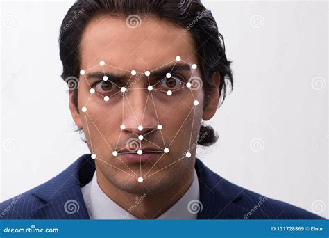 The Concept Of Face Recognition Software And Hardware Stock Image Image Of Head Cyber