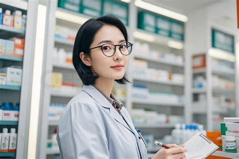 人像数字艺术 专业药师在药房工作场景人像照片 Ai人像免费下载4096像素编号71171712 千图网