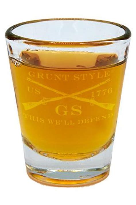 Grunt Style Shot Glass Shopperboard