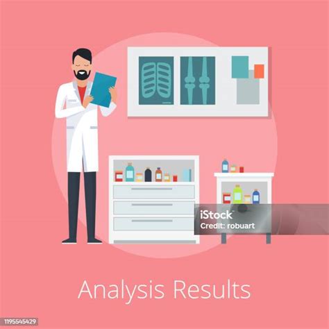 Ilustrasi Vektor Poster Hasil Analisis Ilustrasi Stok Unduh Gambar