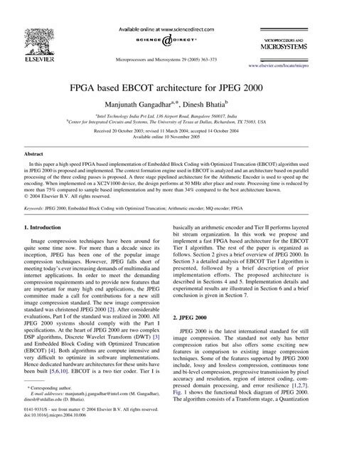 pdf fpga based ebcot architecture for jpeg 2000 dokumen tips