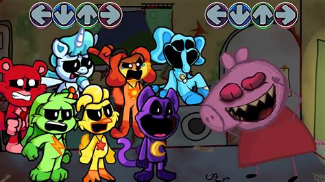 Swap Fnf New Smiling Critters All Phases Vs Peppaexe Sings Bacon Song Friday Night Funkin