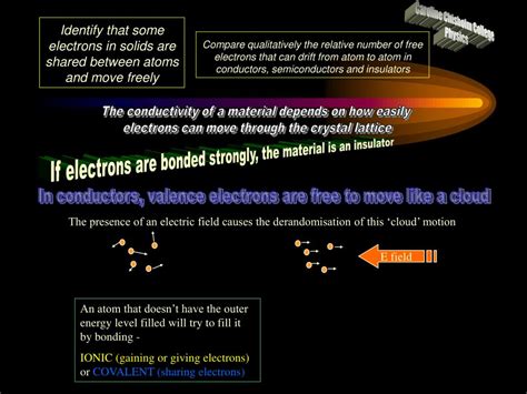 PPT Identify That Some Electrons In Solids Are Shared Between Atoms And Move Freely PowerPoint