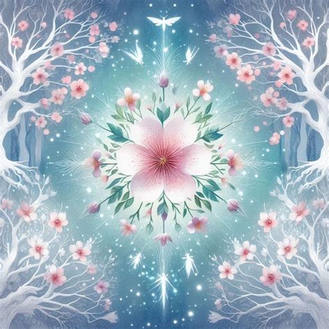 Premium Vector Image Of Watercolor Cherry Blossoms