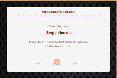Diploma Certificates