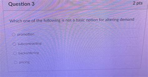 Solved Question 32 ﻿ptswhich One Of The Following Is Not A
